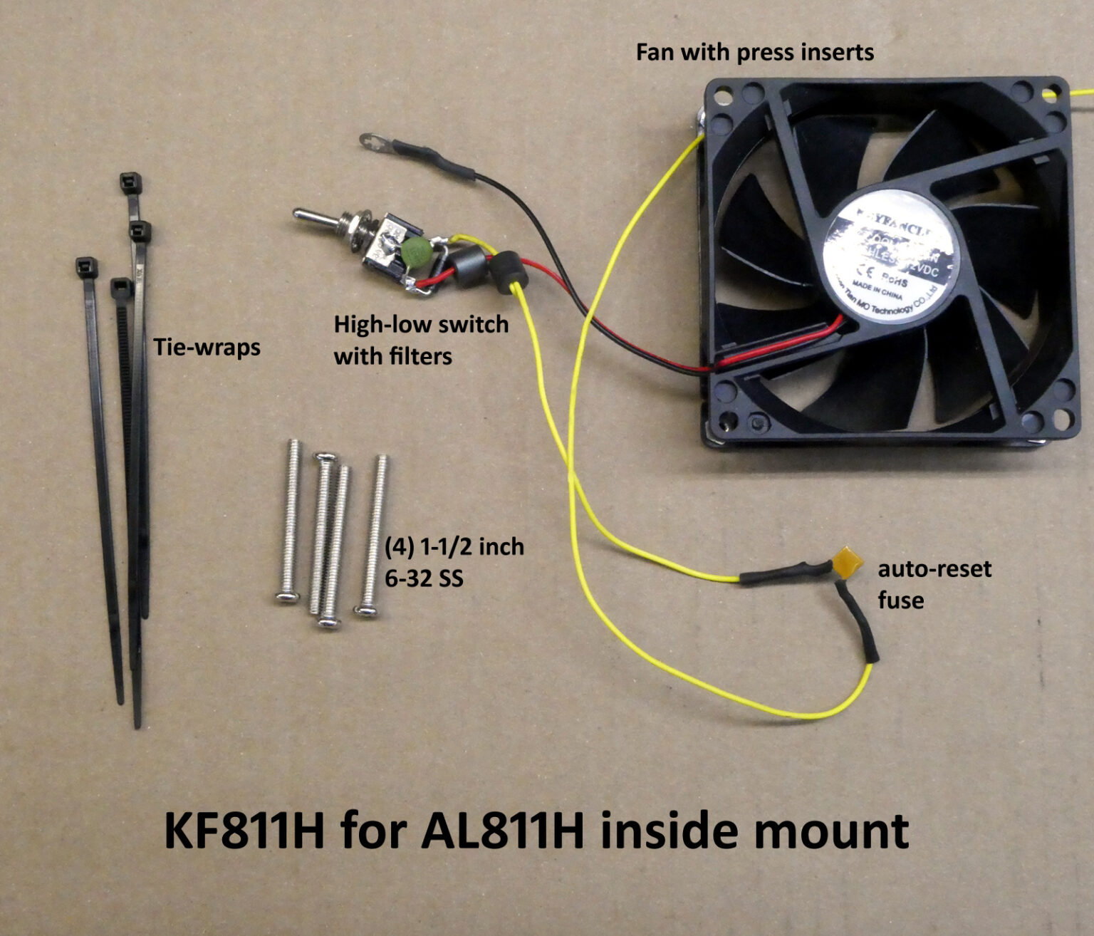 AL811 and AL811H Fan Kit – CTR Engineering, Inc